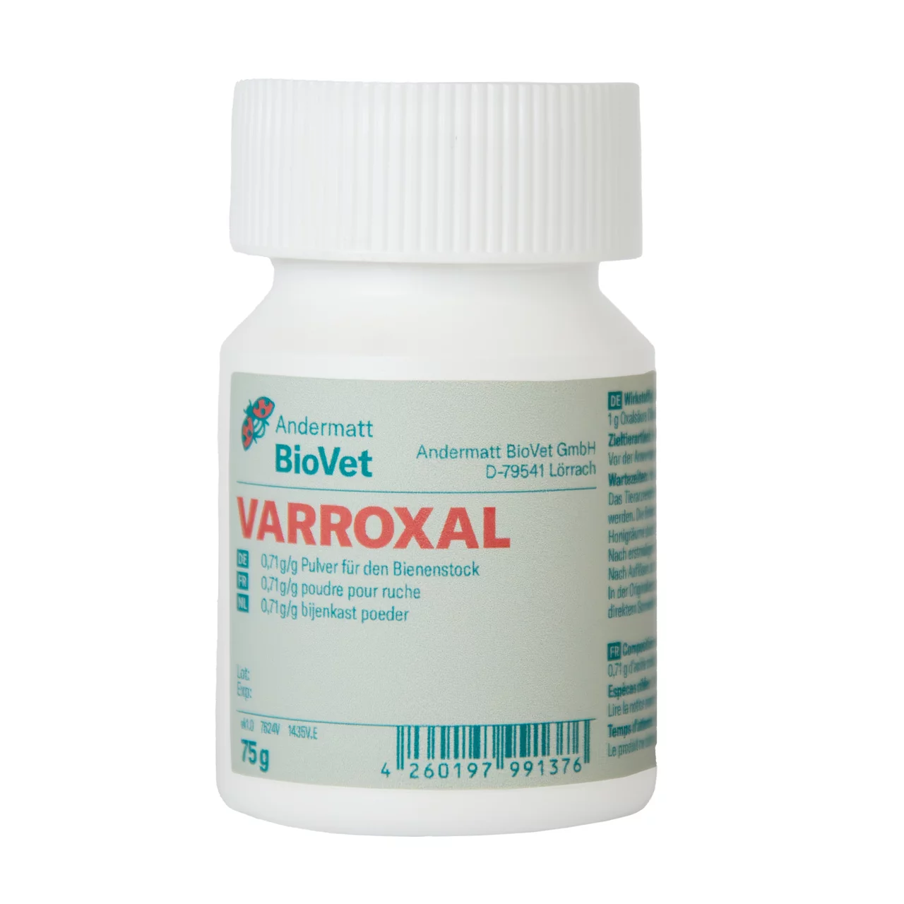 Varroxal 0,71g/g Bienenstock-Pulver