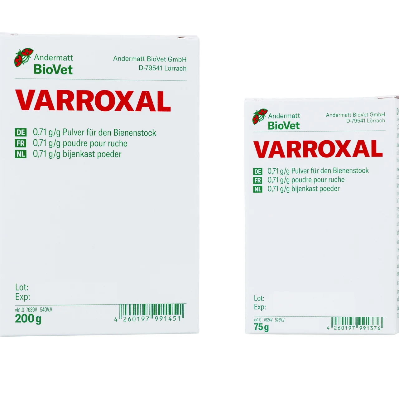 Varroxal 0,71g/g Bienenstock-Pulver